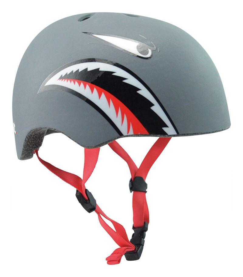 Pit Shark - Matte Grey (XS 50-54cm) — Instant Fun